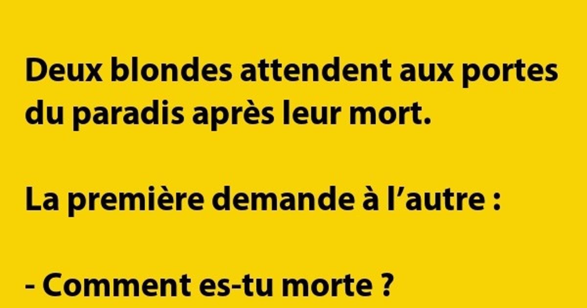 Deux blondes attendent ... - Blagues et les meilleures images drôles!